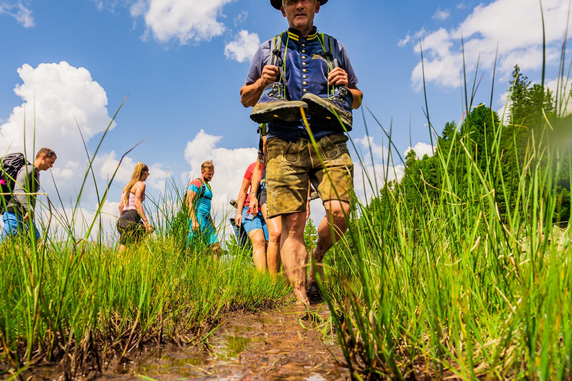 Walking and running barefoot - Seehotel Jägerwirt, Turracher Höhe